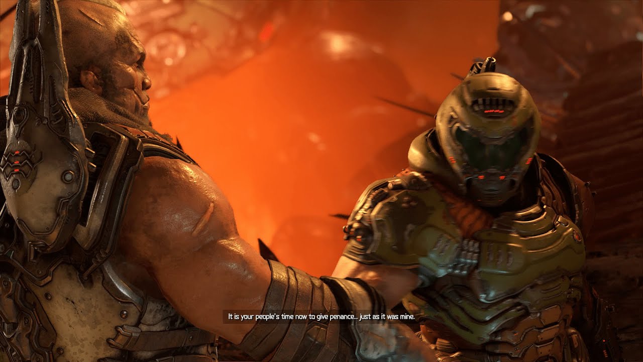 The Doom Slayer giving zero f**ks to The Betrayer | Doom Eternal ...