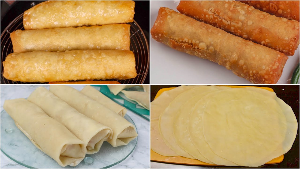 Extra Crispy Potato Spring Rolls With Homemade Sheets | Aloo ...