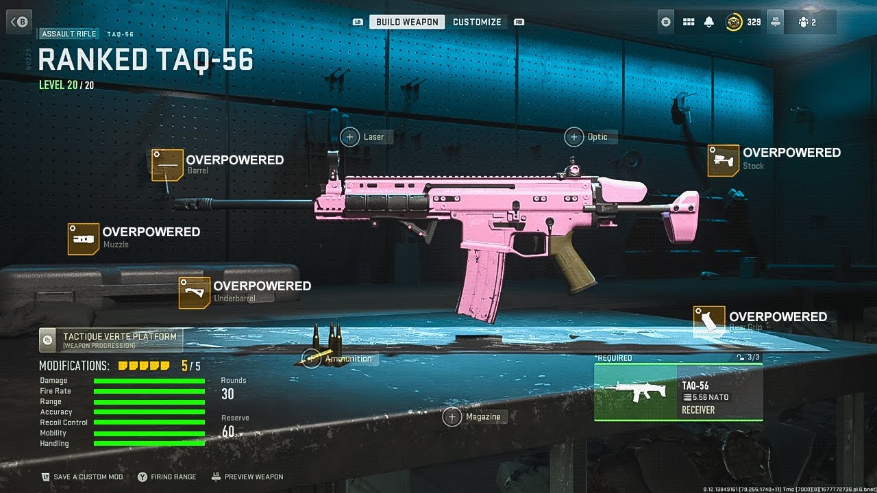 the *NEW* RANKED TAQ 56 CLASS is LIKE AIMBOT in MW2! (Best TAQ 56 Class ...