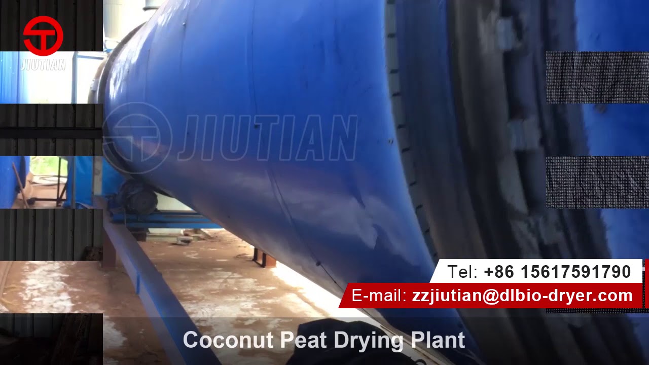 Coconut Coir/Cocopeat/Coconut Chaff Drying Plant for Sri Lanka - YouTube