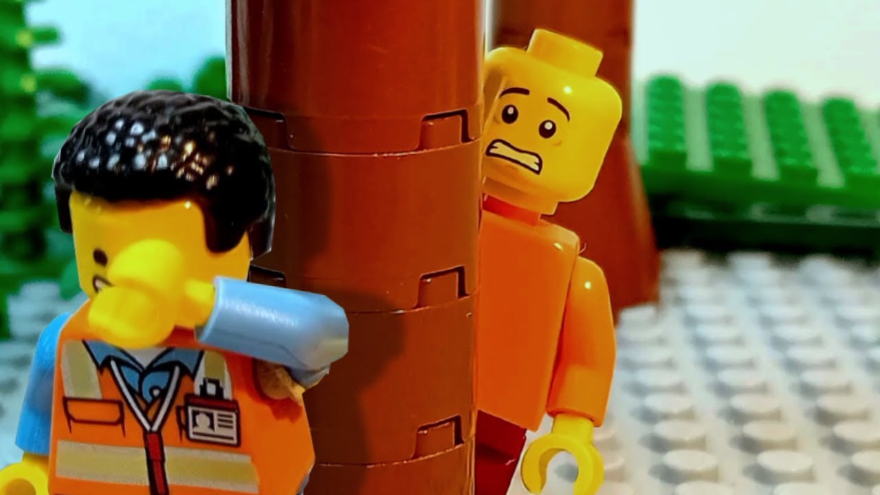 Lego Man Plays Hide And Seek... - YouTube