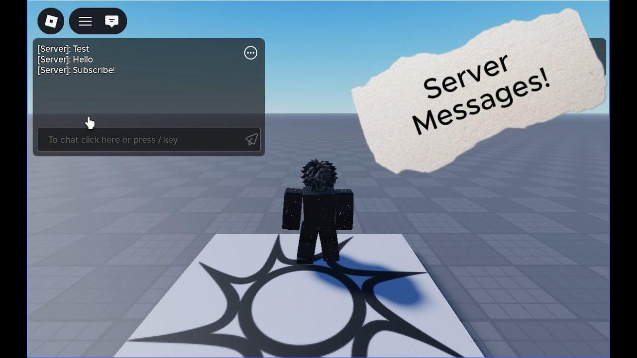 How to make SERVER MESSAGES in Roblox Studio 2026! - YouTube