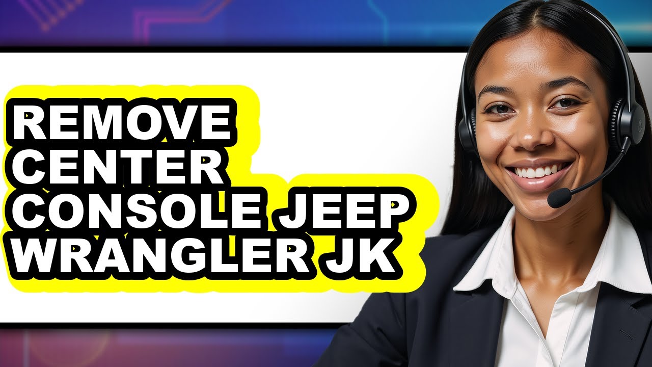How to Remove Center Console Jeep Wrangler JK (UPDATED) - YouTube