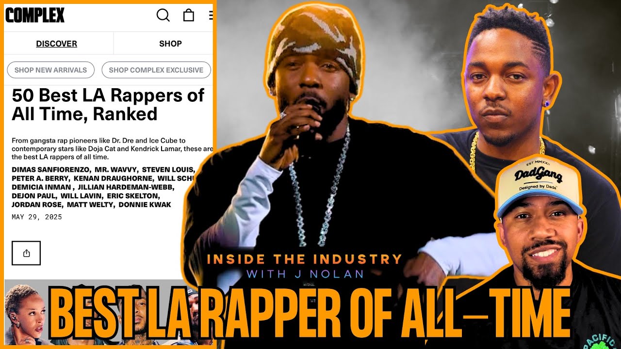 Kendrick Lamar Crowned BEST LA RAPPER OF ALL TIME by Complex, The Game ...