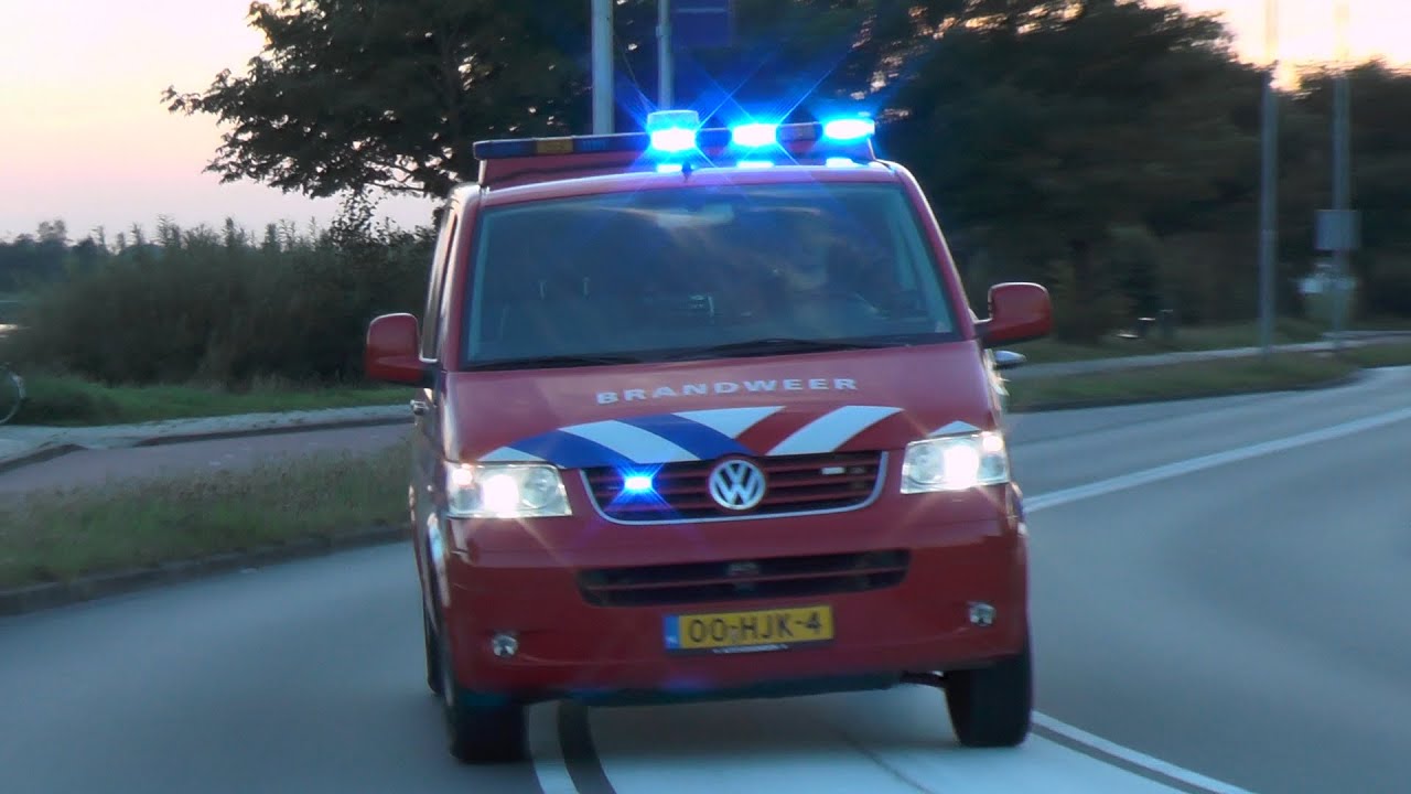 Officier van Dienst Brandweer OD901 met spoed naar een gaslek in ...