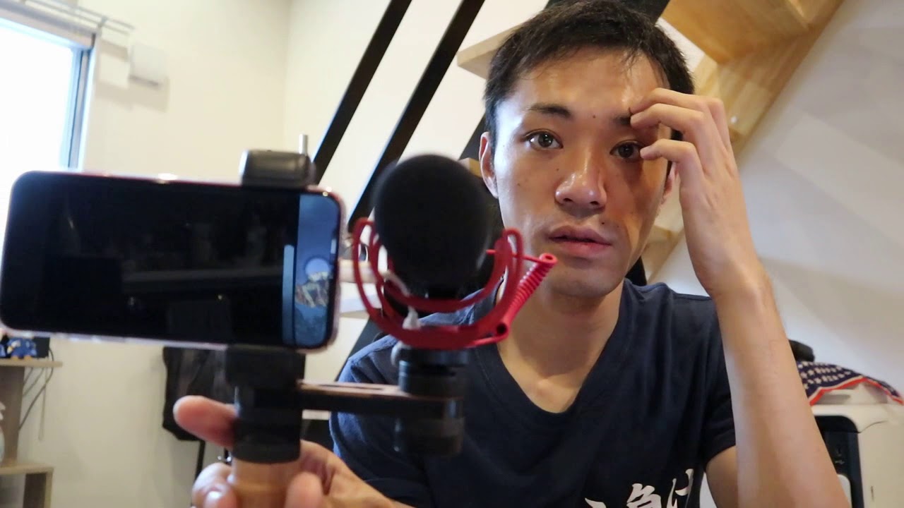 iPhoneにRODE VideoMic Goをつけるとこうなる(・∀・) - YouTube