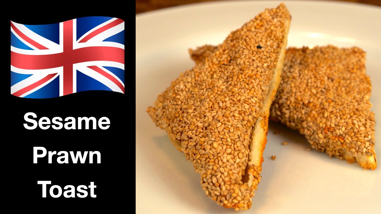 e17 Sesame Prawn Toast. Baked Shrimp Toast.Easy Homemade Sesame Prawn ...