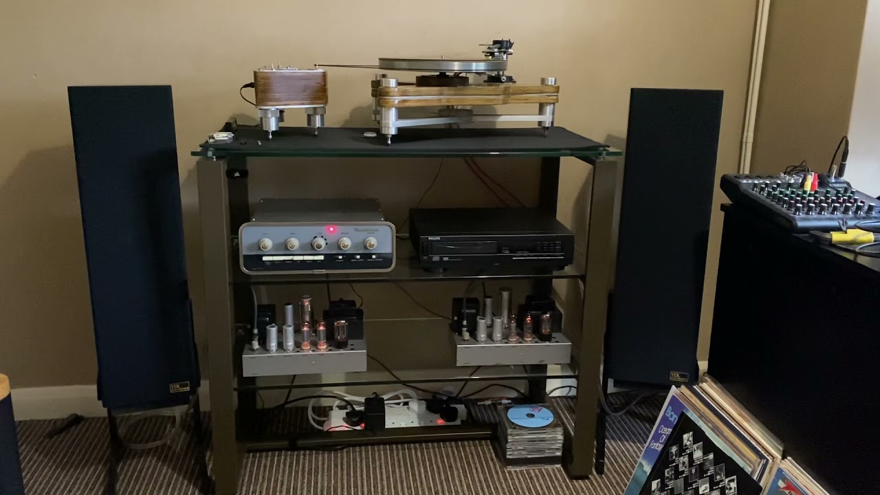 My “vinyl setup” ARB Turntable, ARB Dual Pivot Tonearm, Valve amps ...