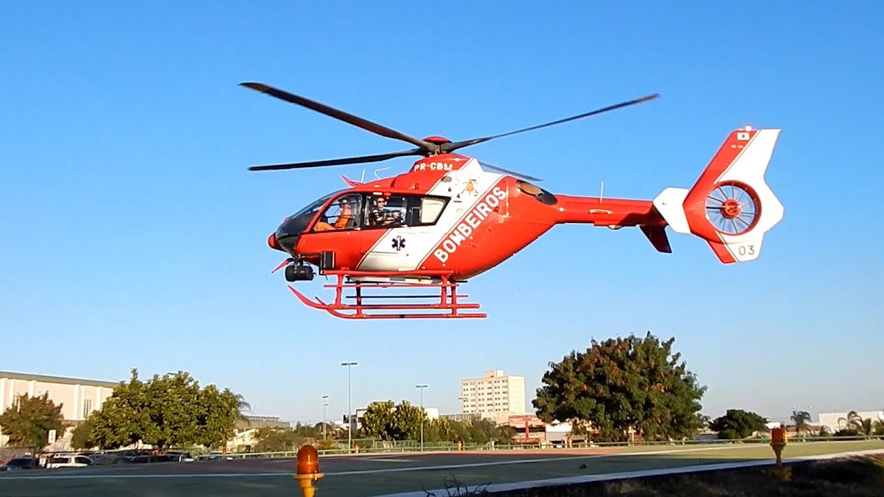 Rescue Helicopter Take Off FLY HOVER SAVE Amazing Chopper Take Off ...