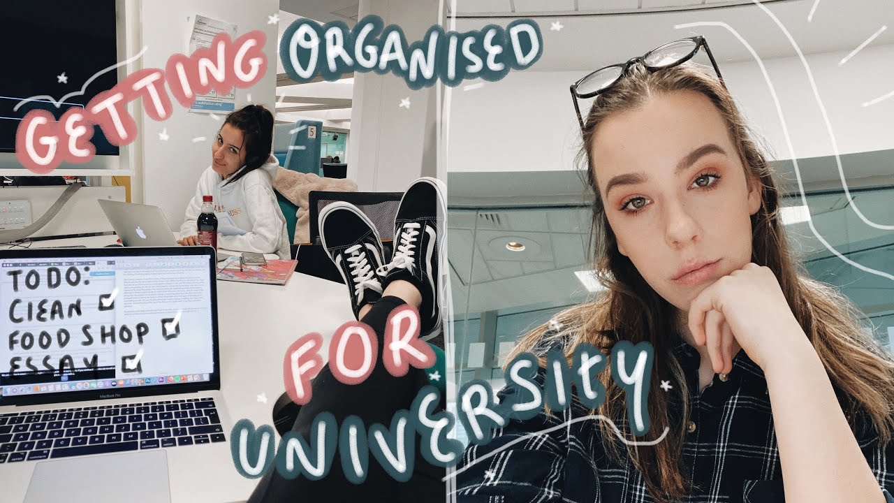 getting organised for university | a day in the life - YouTube