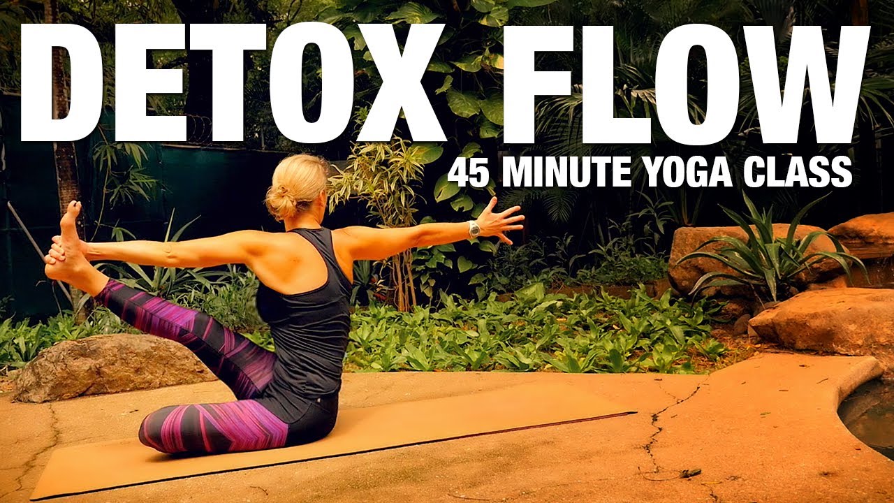 Detox Flow 45 min Yoga Class - Five Parks Yoga - YouTube