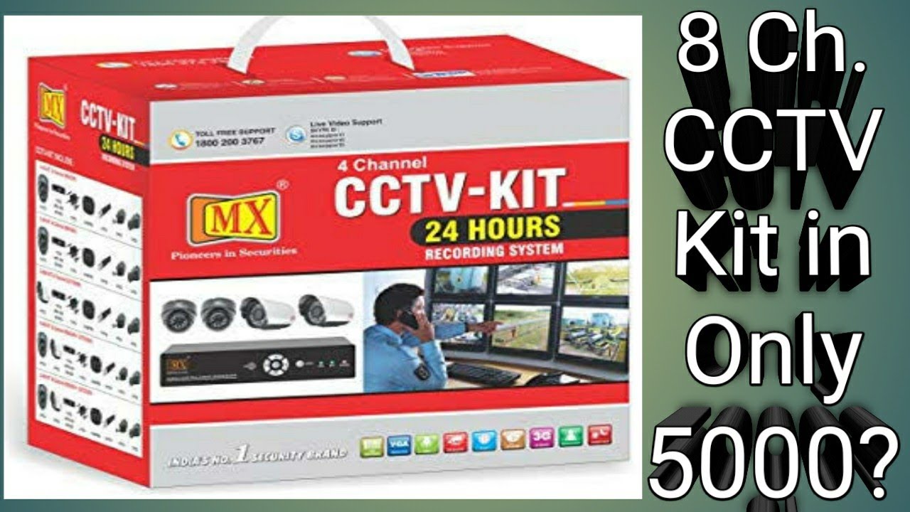 MX CCTV Camera Kit only in 5000!!?? अपने घर पर खुद सीसीटीवी कैमरे ...