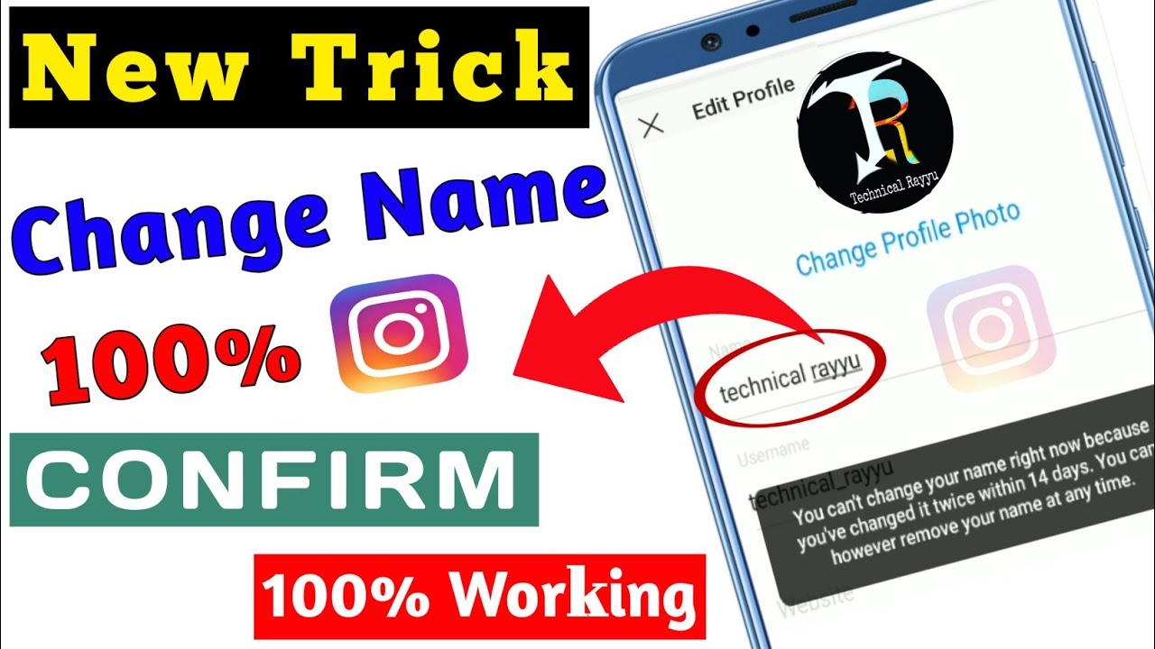 Instagram Name Change Problem Solved | How To Change Instagram Name ...