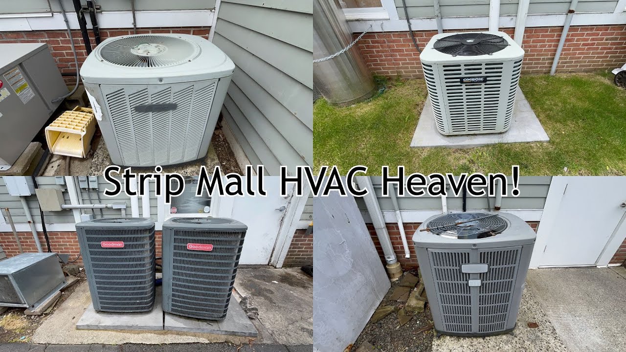 HVAC Heaven: Lots of Air Conditioners at a Shopping Mall in Wilton, CT ...