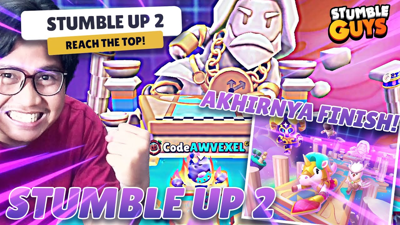 NEW MAP STUMBLE UP! AKU MENCOBA FINISH DI MAP YANG SANGAT TINGGI DAN ...