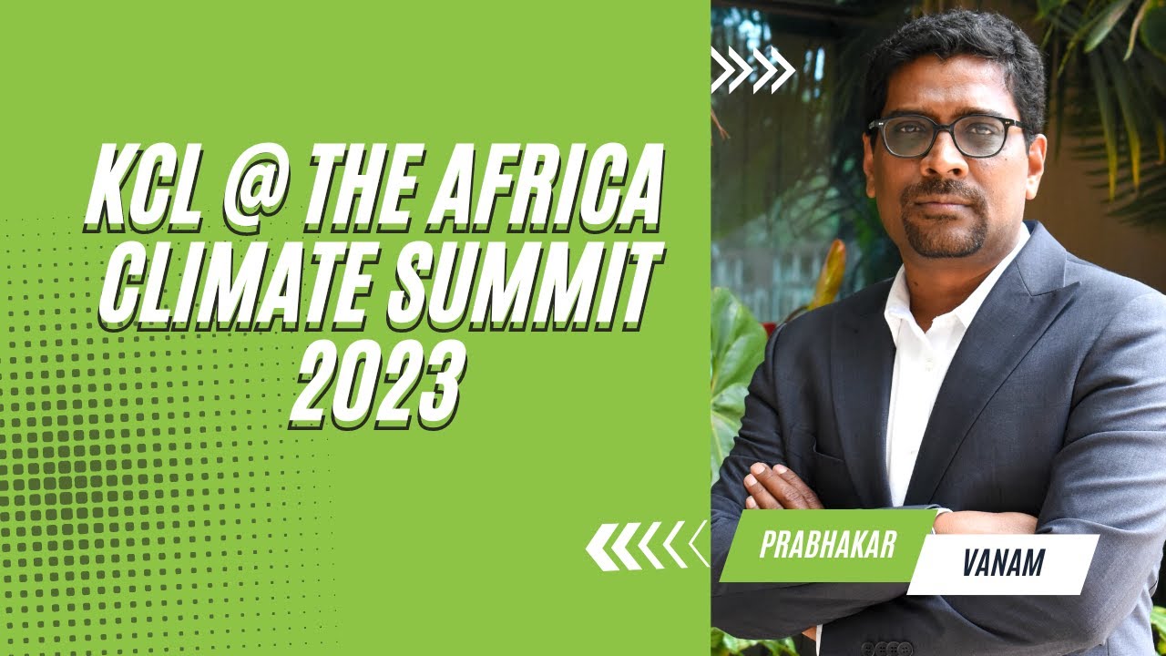 KCL at the Africa Climate Summit 2023 - YouTube