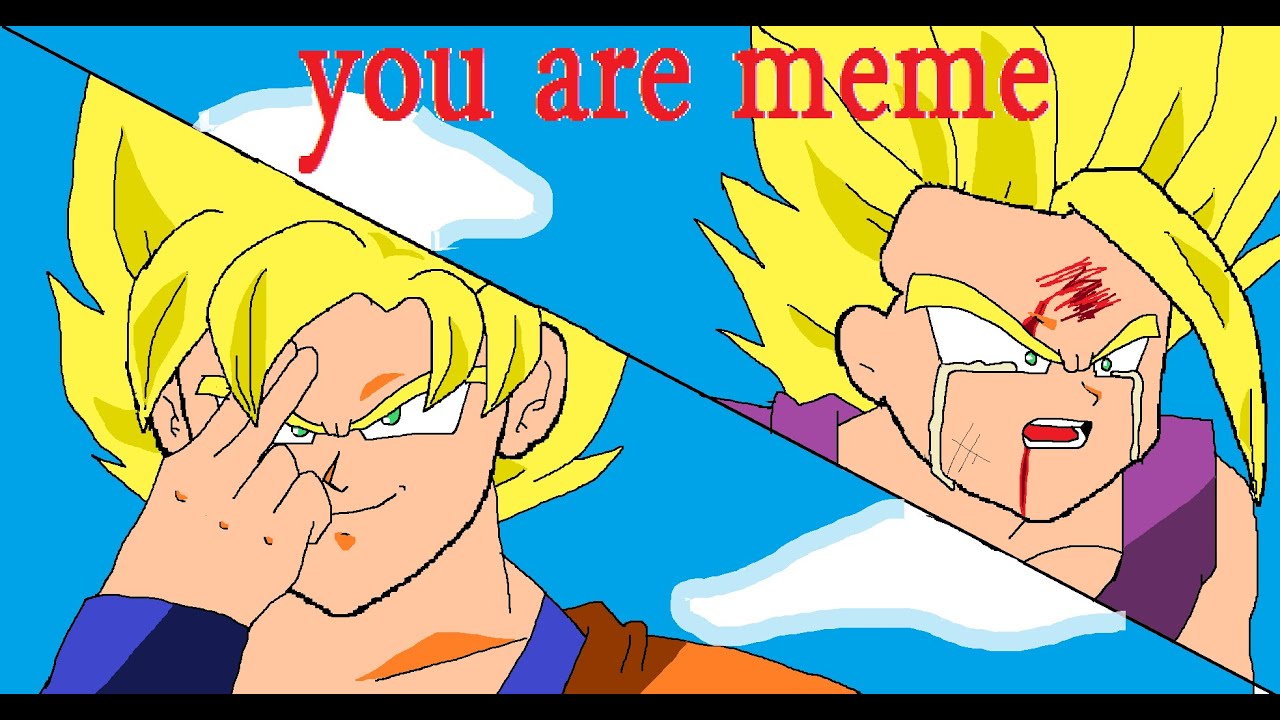 you are meme//dragon ball edition//father-son moments - YouTube