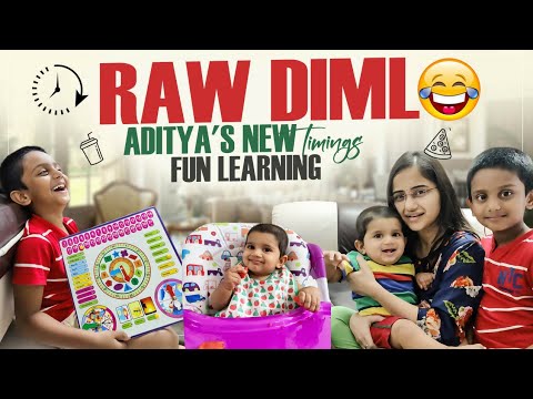 #DIML Full time MOM routine | Aditya's finger food & Naps | Activity ...