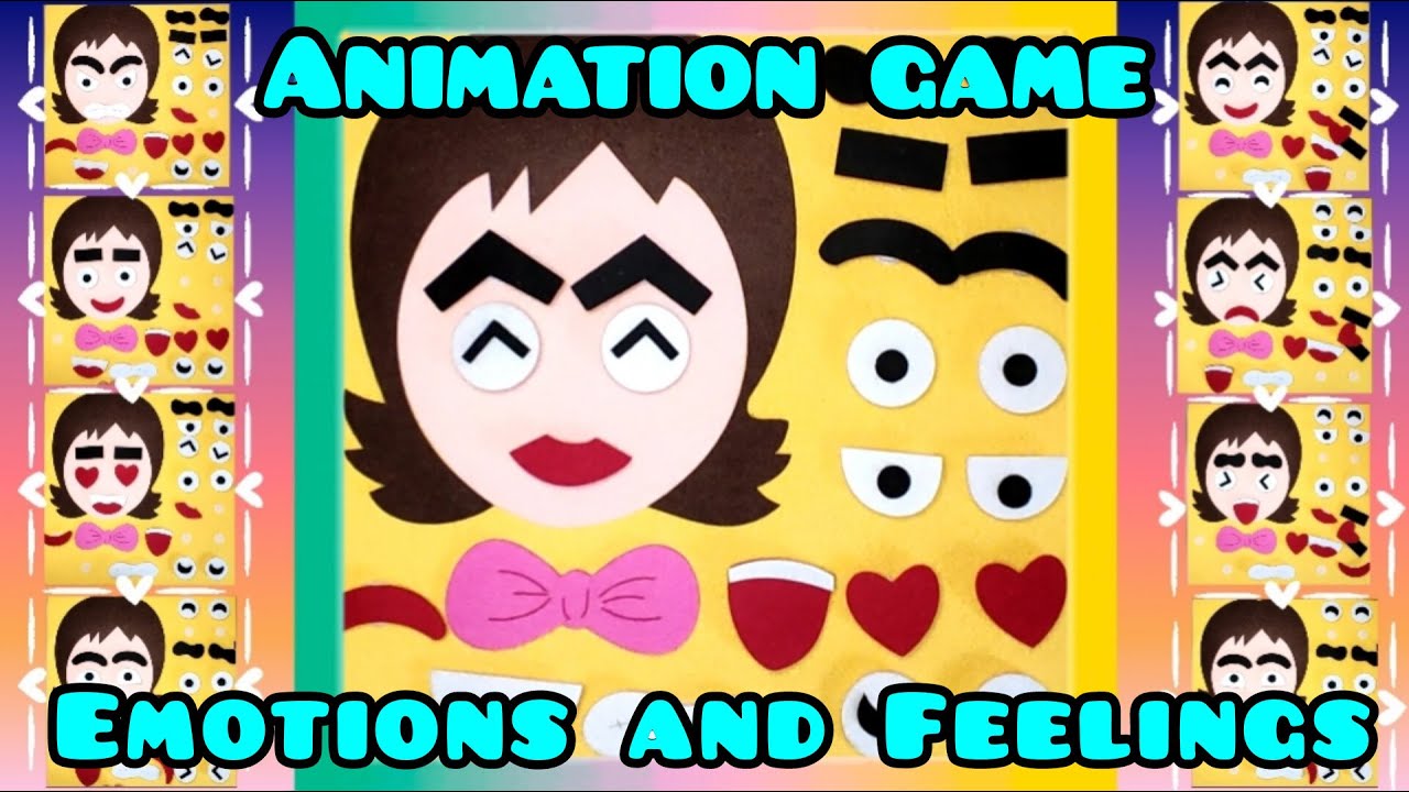 🥹Emotions for children - happiness, sadness, fear, anger, disgust ...