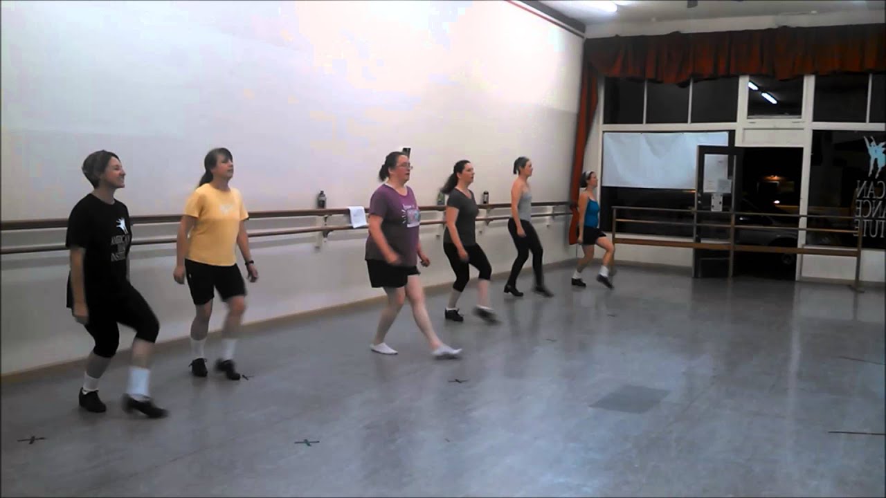 American Dance Institute's Adult Irish Dance Class 2014 - YouTube