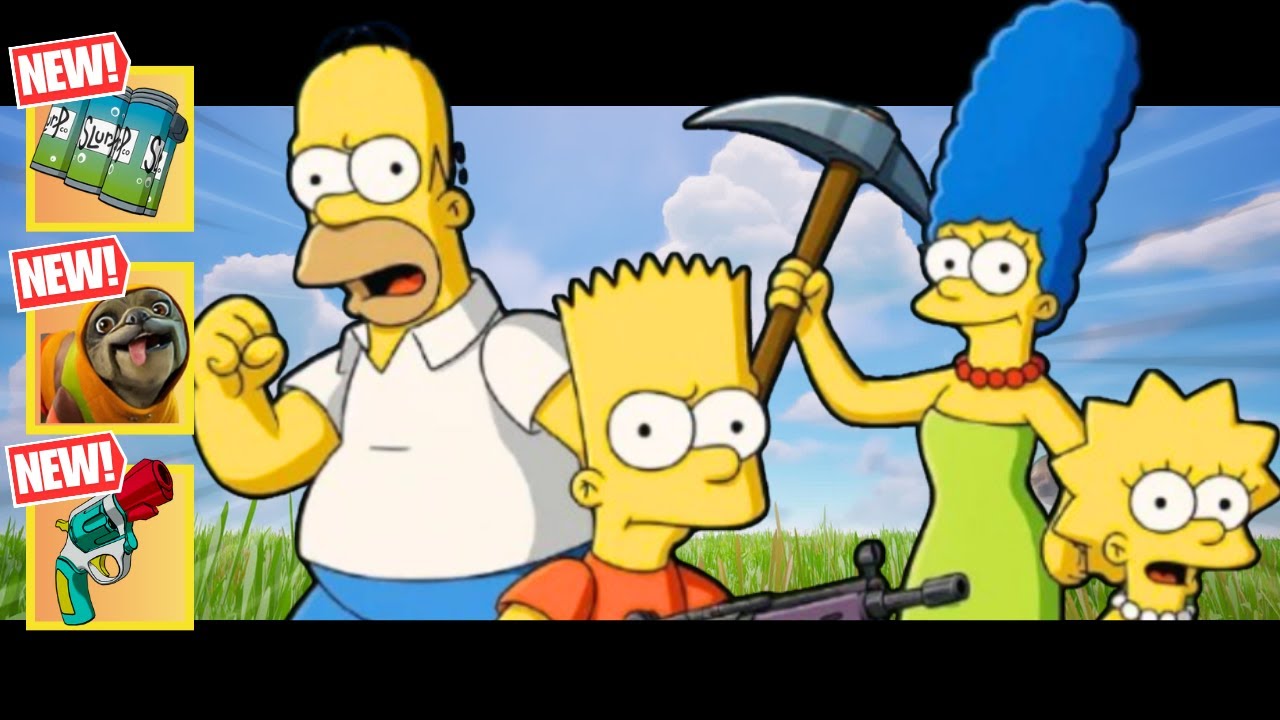 NEW! | The Simpsons | Fortnite Battle Royale | Fortnite Gameplay! - YouTube