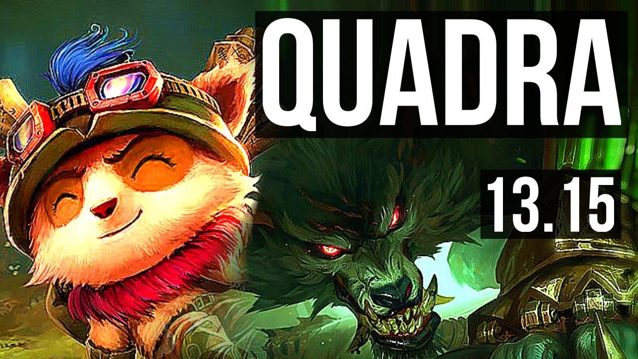 Teemo Vs Warwick Top 11 Solo Kills Quadra 900 Games 1 4m