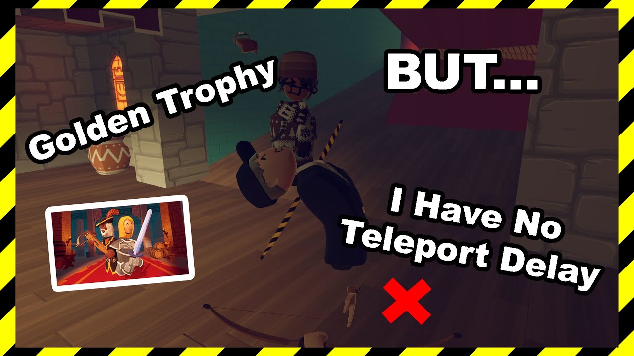 Golden Trophy, But I Have No Teleport Delay | Rec Room - YouTube