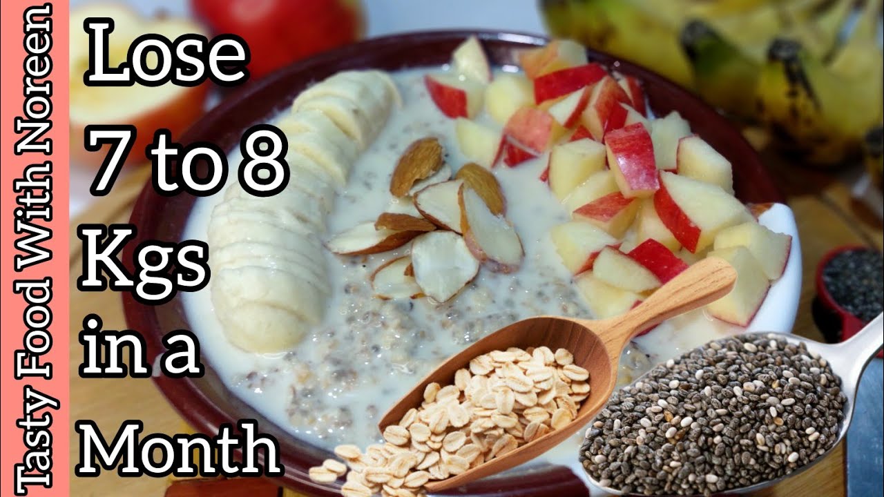 Flat Belly Breakfast 🔥 Lose 7 to 8 kg in a Month! Oat Meal Magic 🍚 Chia ...
