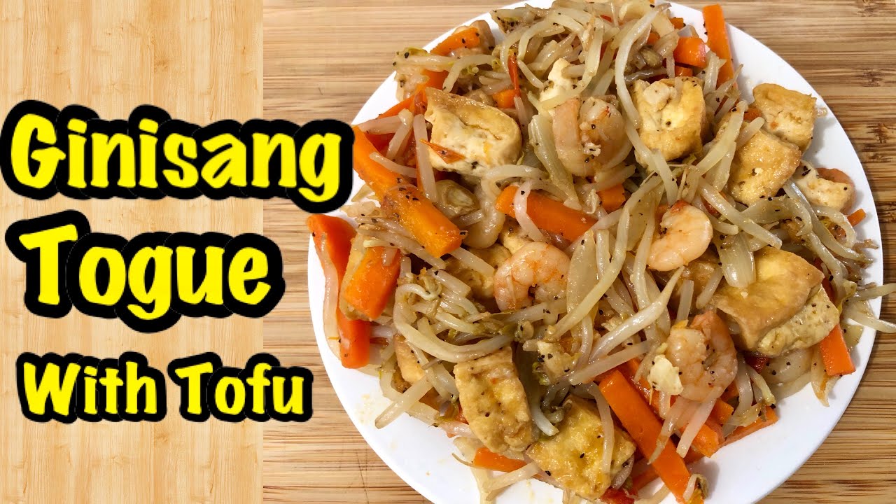Ginisang Togue with Tofu/ Sautéed Mung Bean Sprouts /Simpleng Ulam ...
