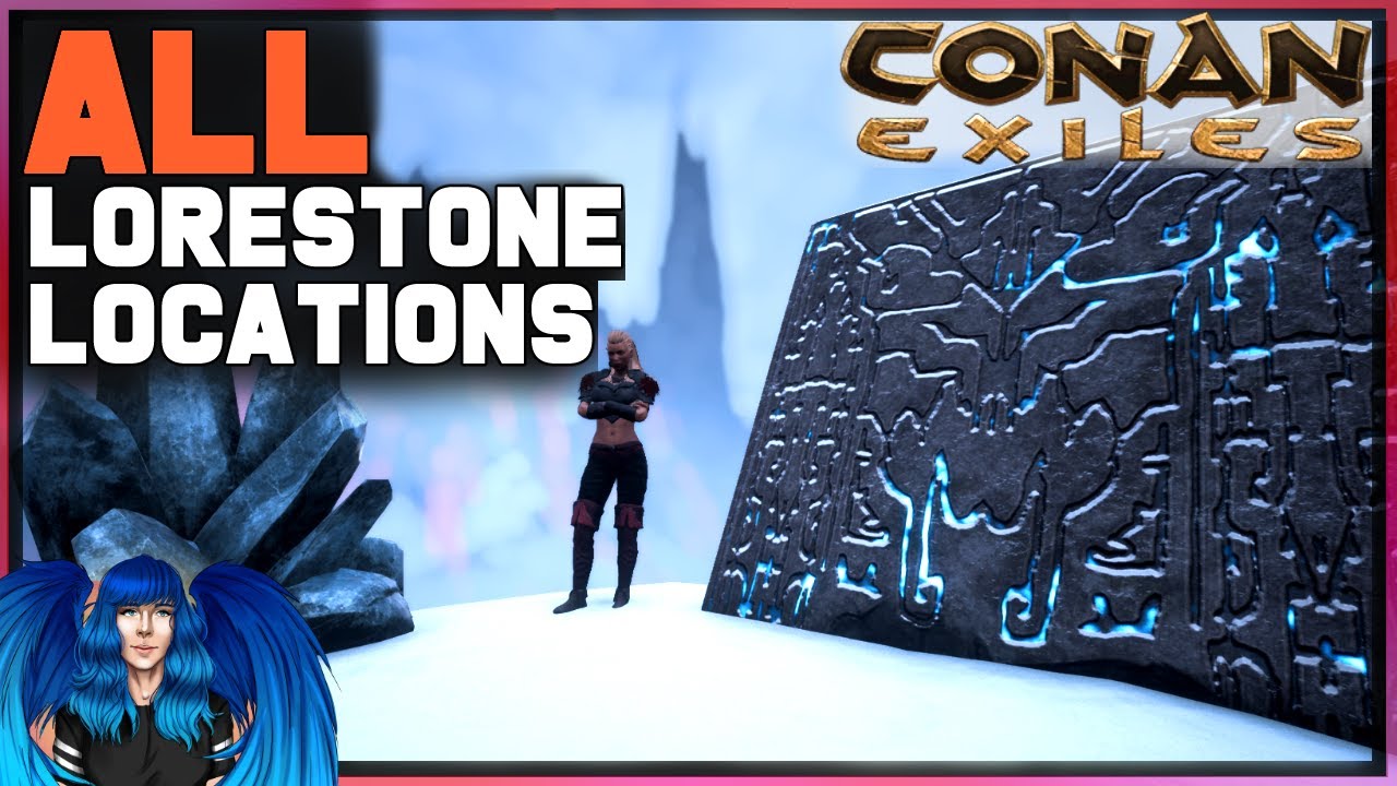 LORESTONE LOCATIONS GIANT KING & LEMURIAN | Conan Exiles | - YouTube