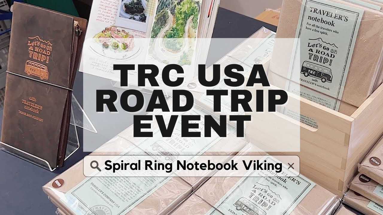 TRC USA Road Trip Event | Spiral Ring Notebook Viking - YouTube