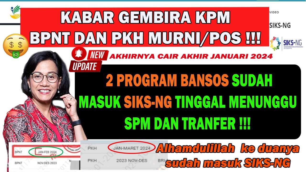 KABAR BAIK KPM BPNT & PKH VIA KKS ! PERIODE 1 CAIR DI JANUARI 2024 ... KABAR BAIK KPM BPNT & PKH VIA KKS ! PERIODE 1 CAIR DI JANUARI 2024 ...