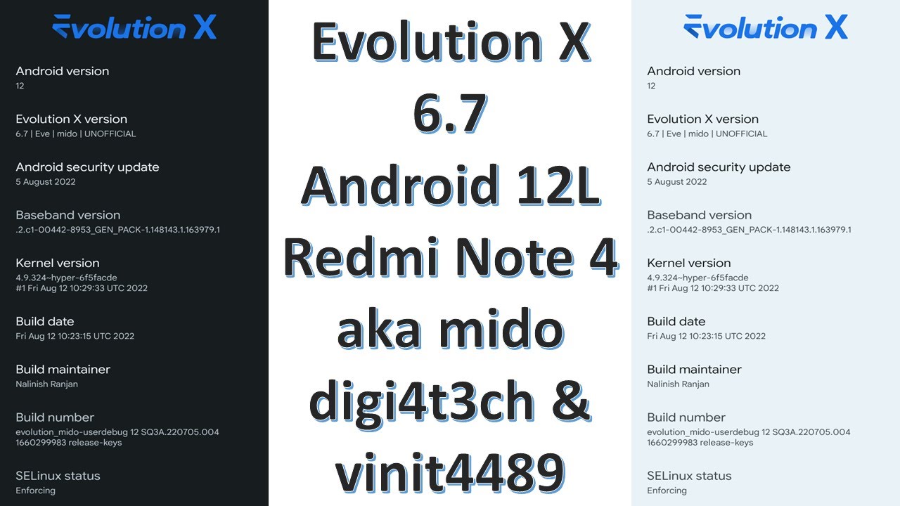 |Evolution X 6.7| |Android 12L| |Redmi Note 4| |Mido| |Raw Review| By ...