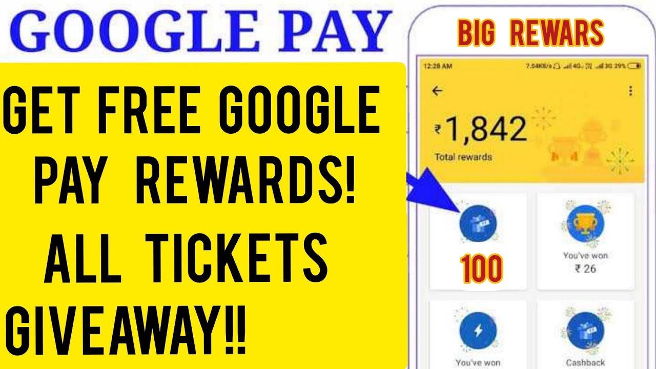 GIVEAWAY!!!! All 30 tickets Google pay. !!hurry!! - YouTube