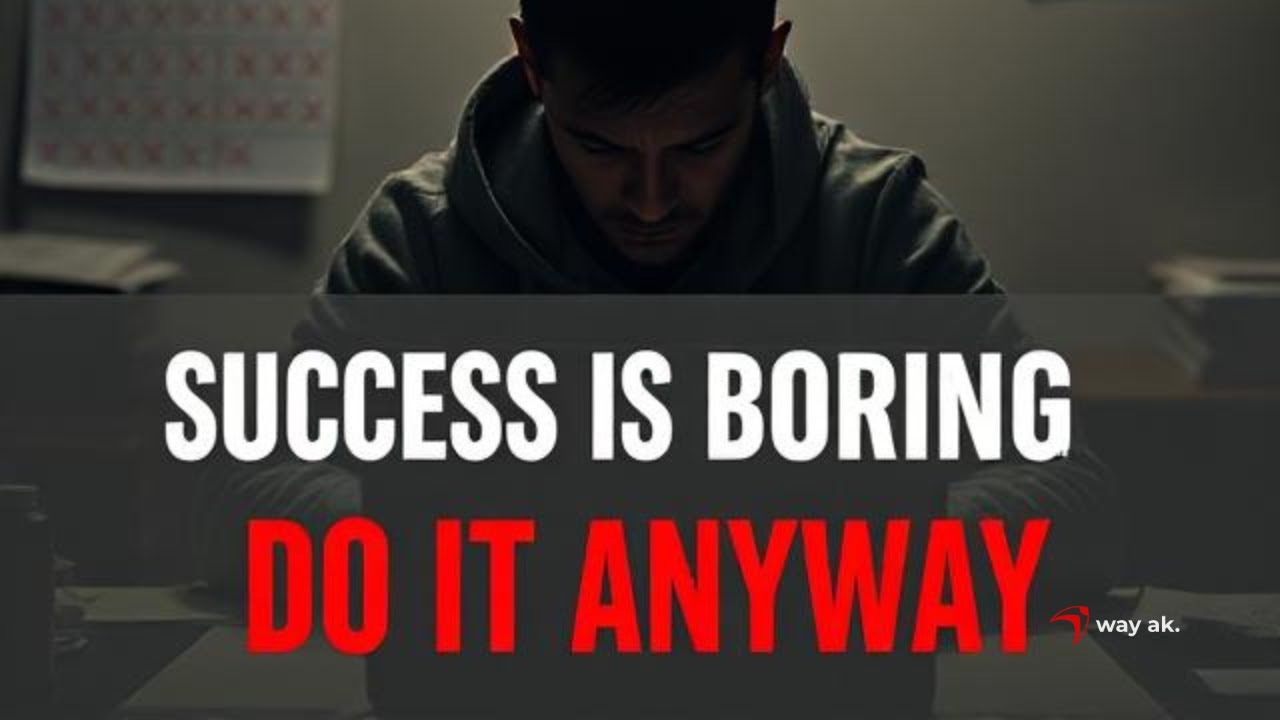 Success Is Boring Do It Anyway - YouTube