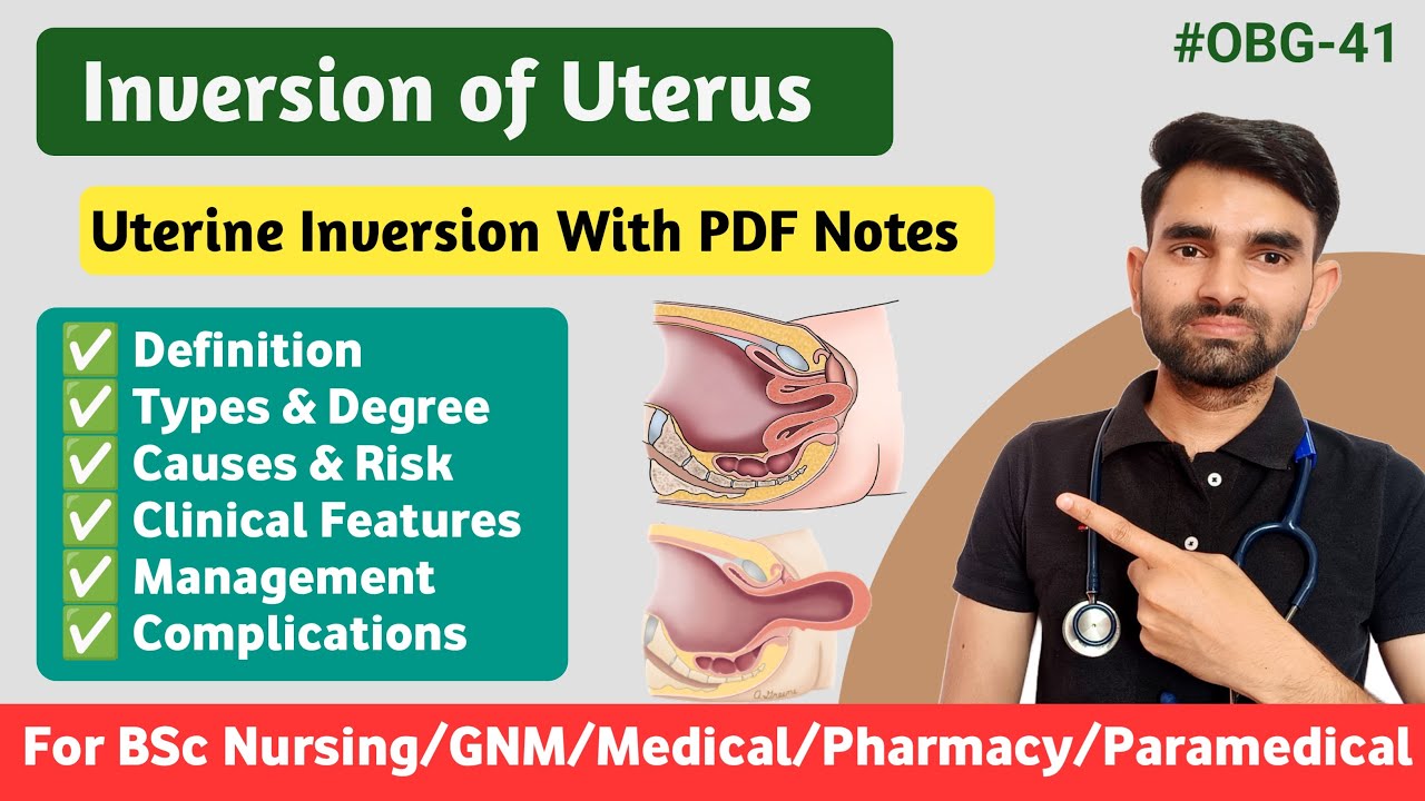 Inversion of Uterus in Hindi | Types, Causes, Symptoms And Management ...