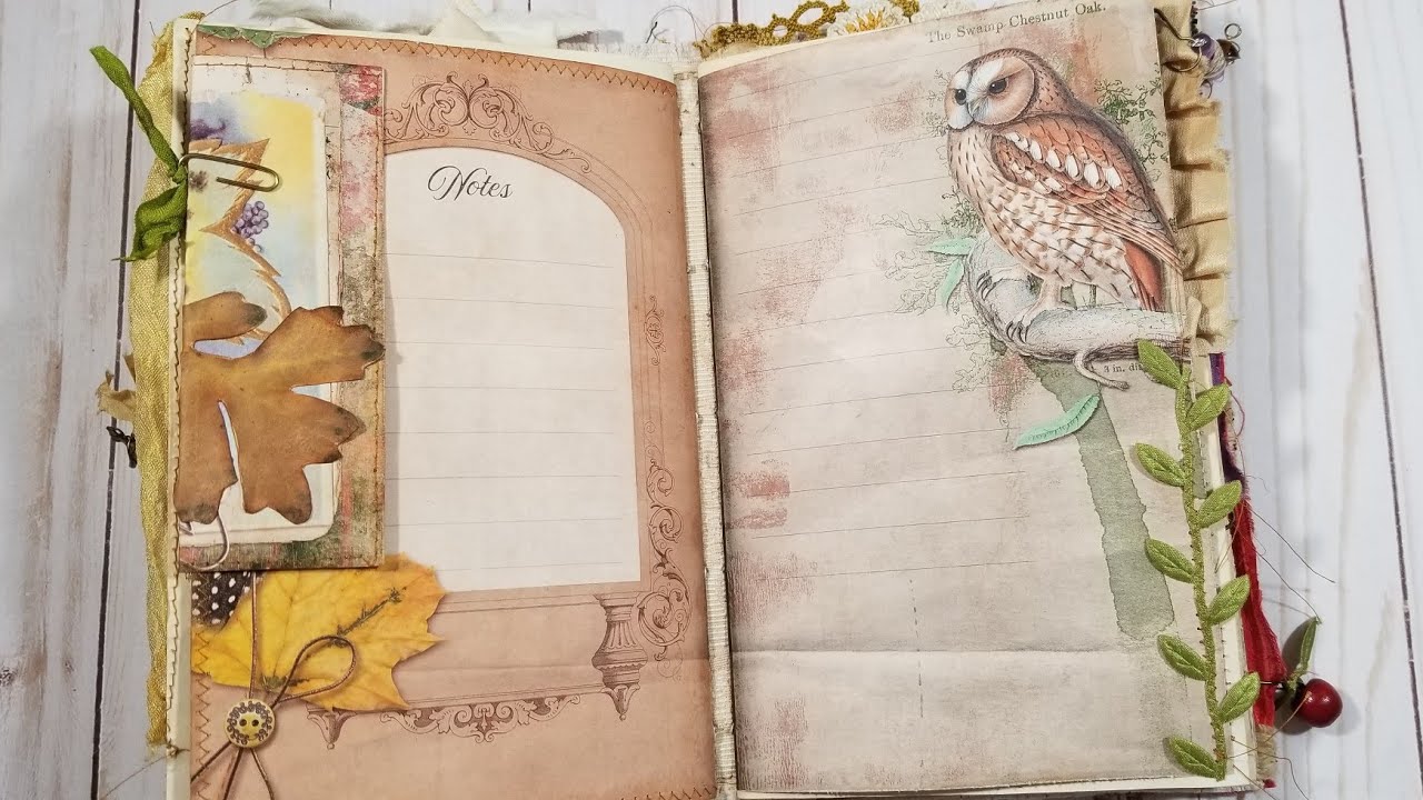 Gypsy Bohemian Fabric Cover Junk Journal DT Project For A Whimsical ...