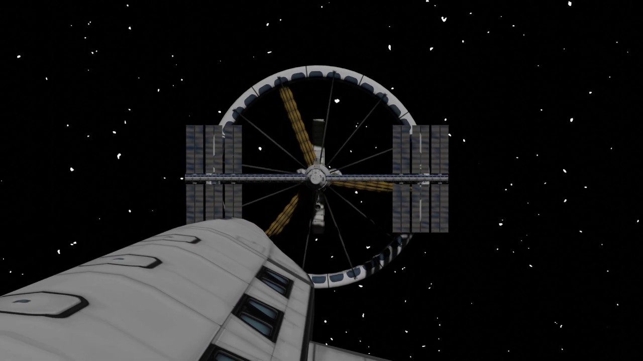 [Kerbal Space Program Animation] Docking With Space Station - YouTube