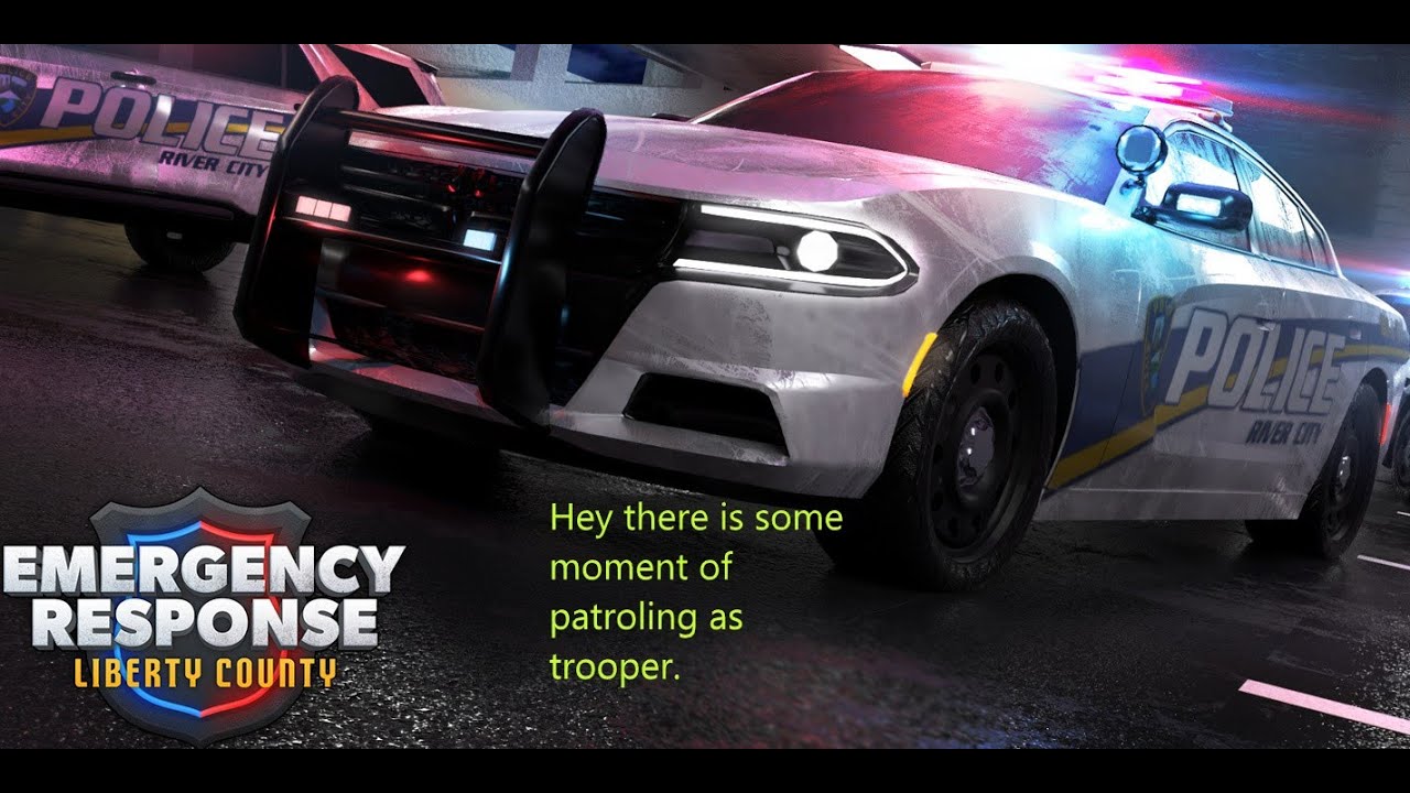 Roblox Police state trooper work.ERLC. - YouTube