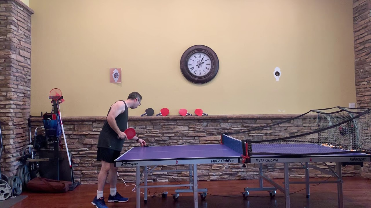 Ping pong practice - YouTube
