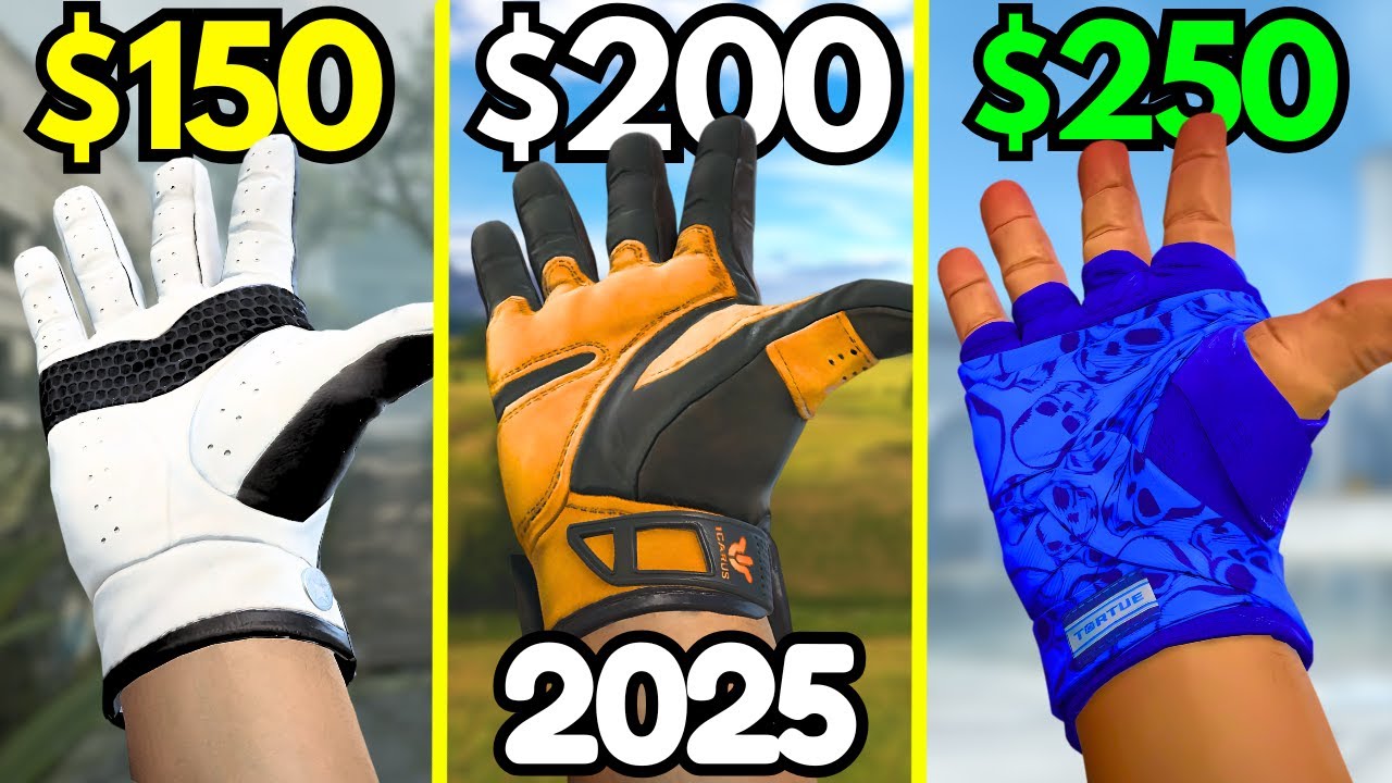 The BEST BUDGET Gloves Under $250 in 2025 (CS2 Cheap Glove Skins) - YouTube