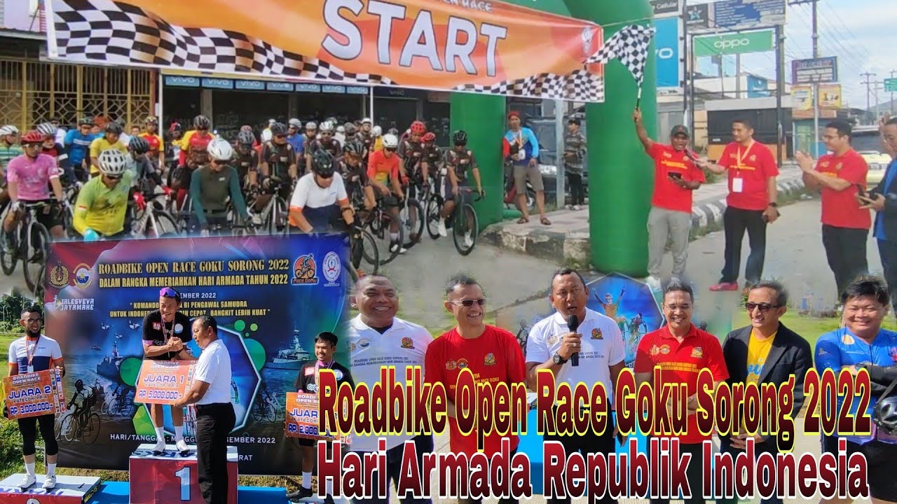 Lomba Balap Sepeda 46 Km, Peringati Hari Armada RI 2022 - YouTube