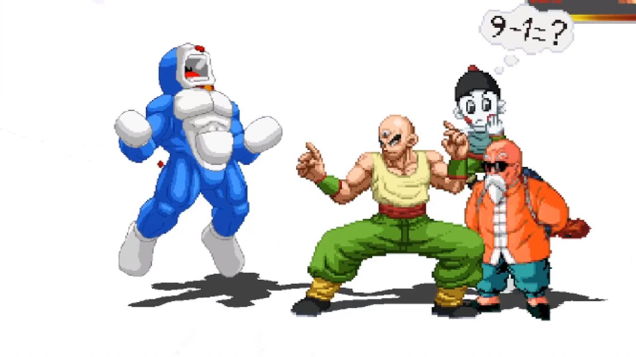 Doraemon VS Muten Roshi & Tenshinhan | Epic Fight! - YouTube