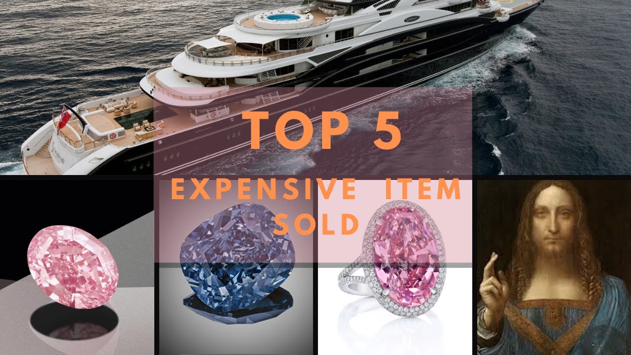 Top 5 Most Expensive Items Ever Sold | Most Valuable | #expensive #sold ...