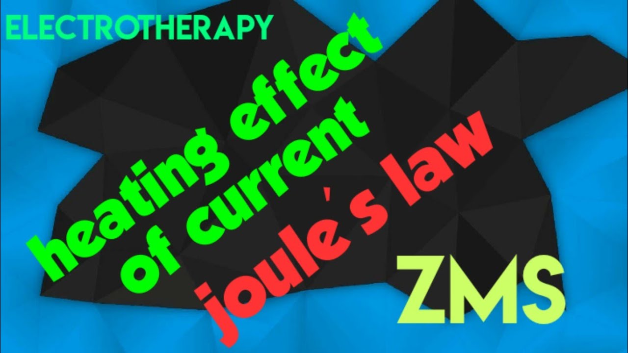 heating effect of current|joule's law|Q=I^2Rt|ZAHID MEDICAL SERIES ...