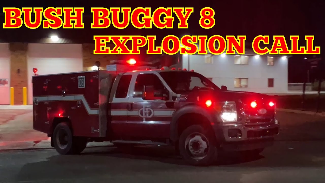**RARE** Calgary Bush Buggy 8 Responding Past Rescue 8 To A Building ...