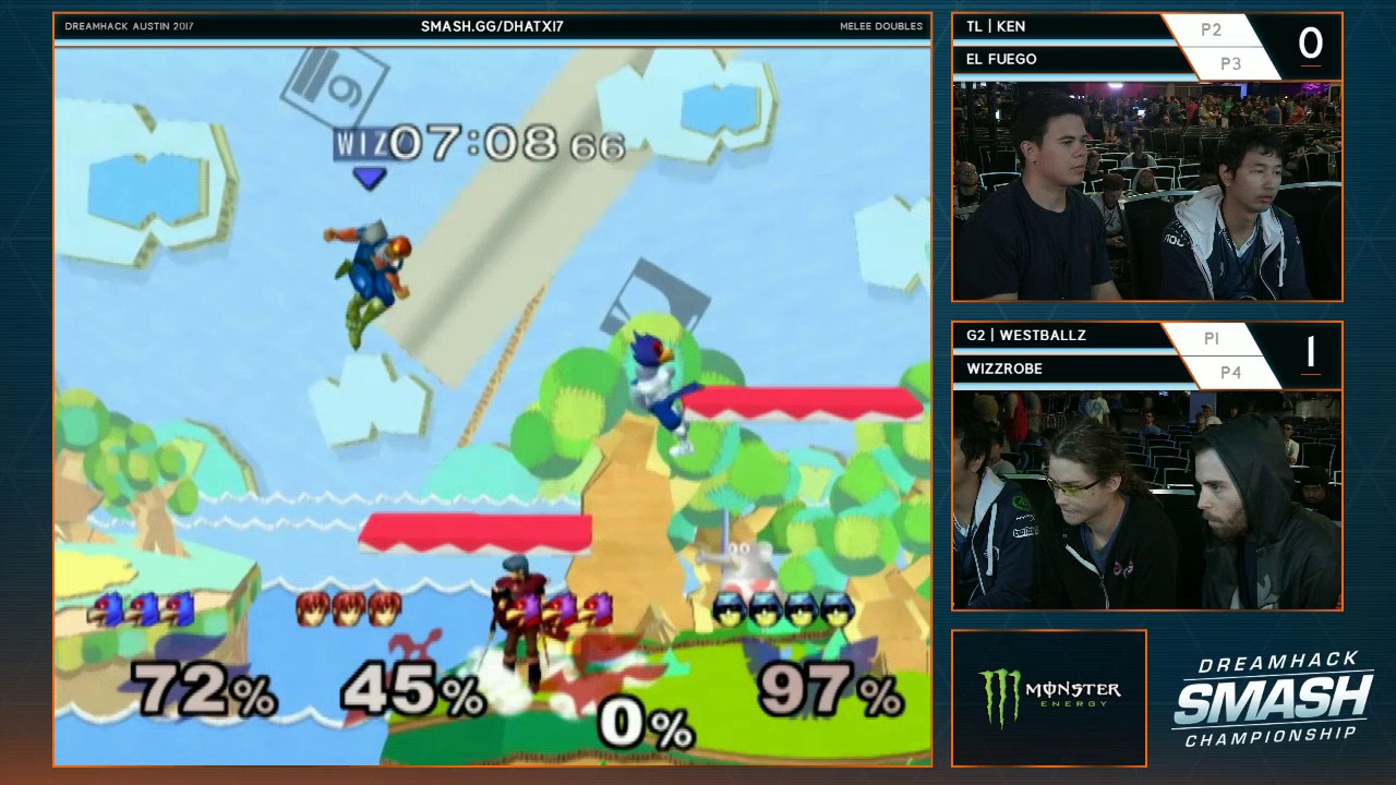 DHA 2017 SSBM Doubles - TL | Ken & El Fuego Vs. G2 | Westballz ...