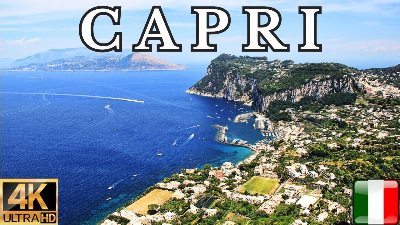 4K VIDEO FLYING OVER Capri Island of Italy BEST PLACES TO VISIT - YouTube