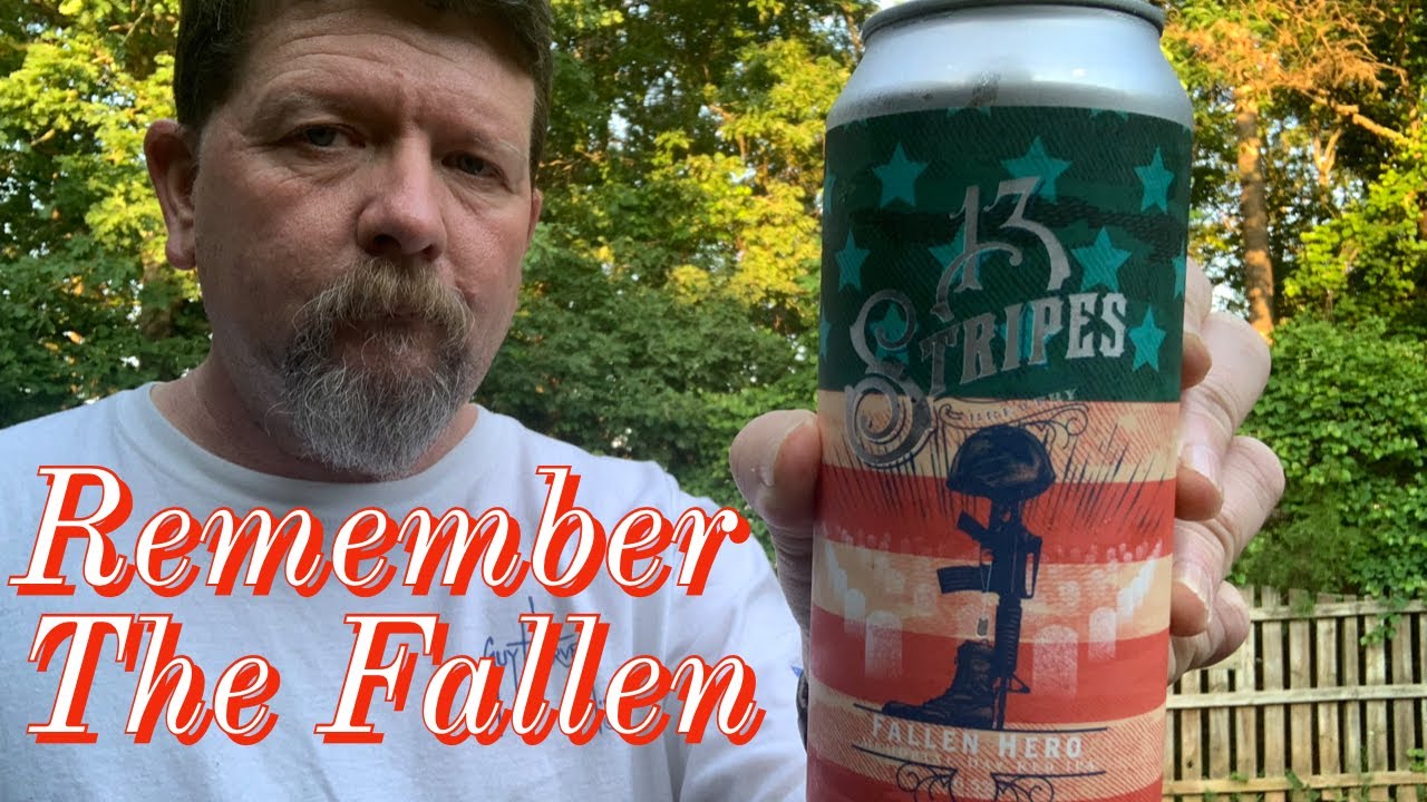 Fallen Hero Red IPA (2022) - 13 Stripes Brewery - Beer Review 180 - YouTube