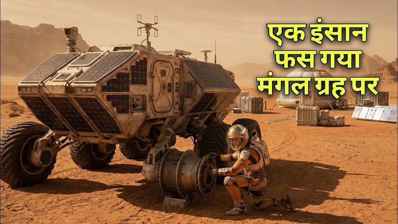 Ek Aadmi Fas Gaya Mangal Per | The Martian Movie Explained In Hindi ...